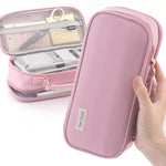 Extra-Large Multilayer Canvas Pencil Case Pouch