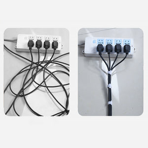 Hook and Loop Touch Fasteners Wire Organizer