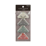 KOKUYO Triangle Corner Paper Clip 4Pcs Set — A Lot Mall