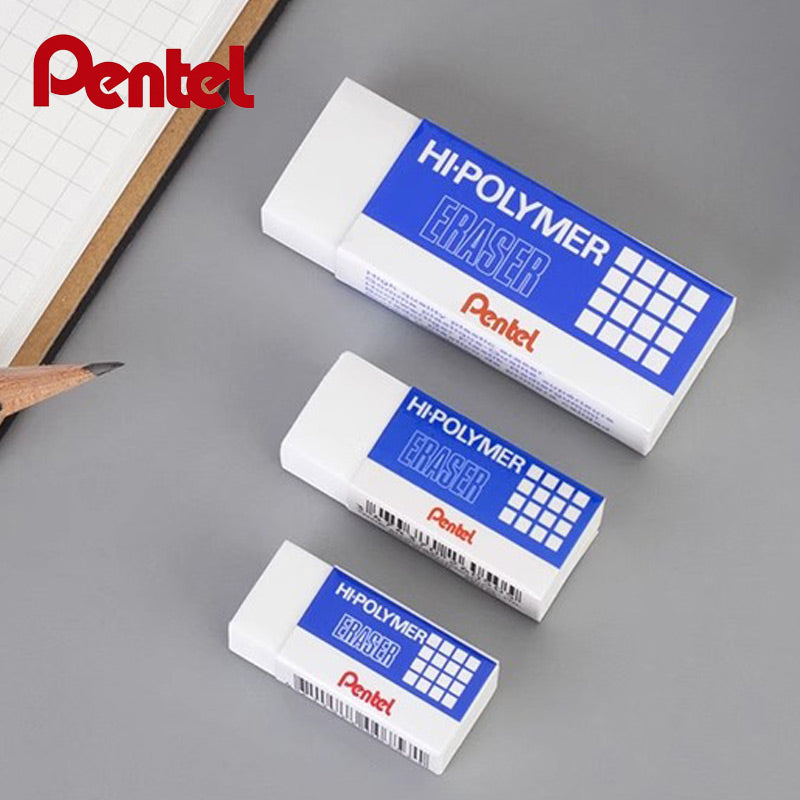 Pentel HI POLYMER ERASER 3 Pcs Pack — A Lot Mall