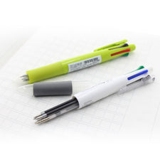 ZEBRA Clip-on multi 5-in-1 Ballpoint Pen + Pencil & Refill [3 / 4 Refi