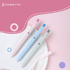 ZENNYTH Piloting Gel Pen & Refill [5-Colors Box Pack] 0.5mm