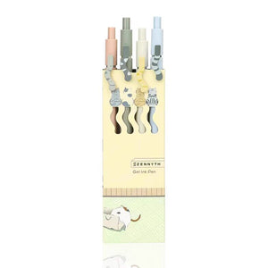 ZENNYTH Piloting Gel Pen & Refill [5-Colors Box Pack] 0.5mm