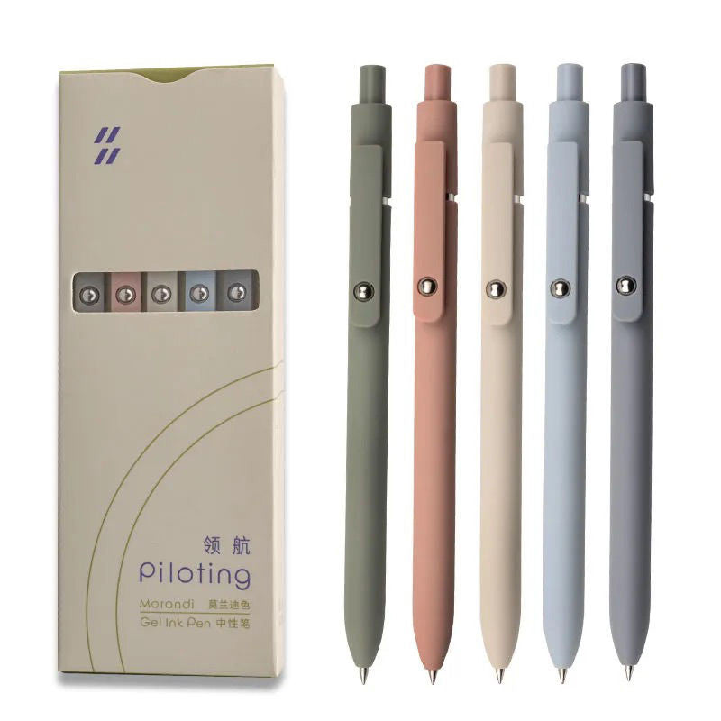 ZENNYTH Piloting Gel Pen 0.5mm 5 Pcs Set — A Lot Mall