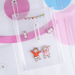 A6 Clear Plastic Envelope with String Closure