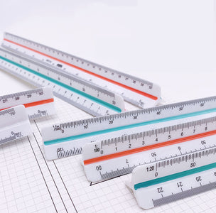 Architectural Triangular Scale Ruler 6/12 Inches — A Lot Mall
