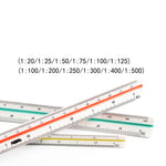 Architectural Triangular Scale Ruler 6/12 Inches — A Lot Mall