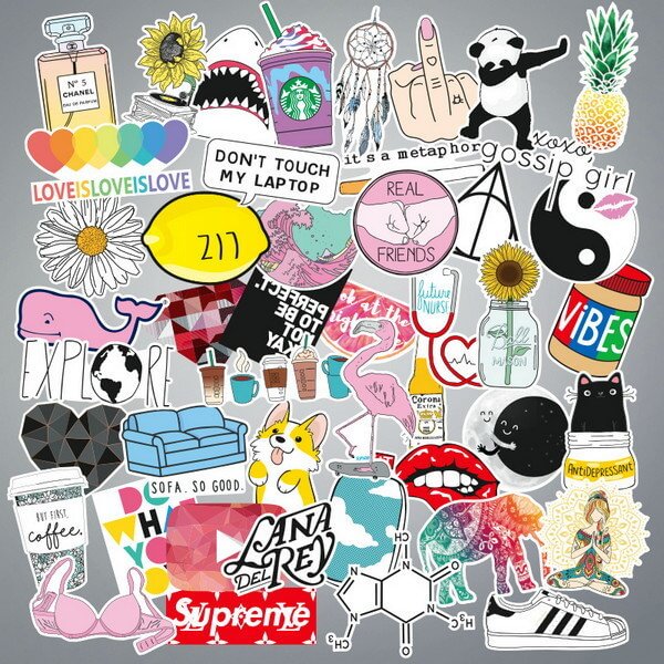 Carton Stickers Set — A Lot Mall