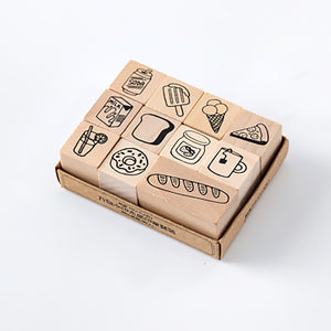 LifeStyle Wooden Stamp Set — A Lot Mall
