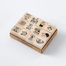 LifeStyle Wooden Stamp Set — A Lot Mall