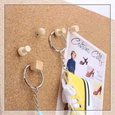 Natural Wooden Push Pin Set — A Lot Mall