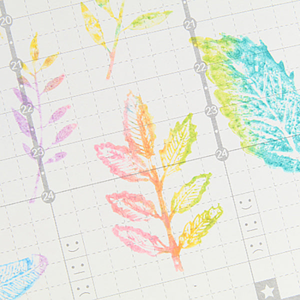 multicoloured ink pad