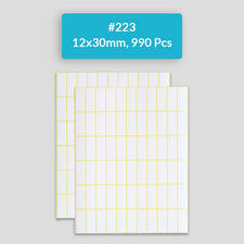 Self Adhesive Sticky White Labels 15 Sheets A5 Pack — A Lot Mall