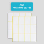 Self Adhesive Sticky White Labels 15 Sheets A5 Pack — A Lot Mall