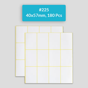 Self Adhesive Sticky White Labels 15 Sheets A5 Pack — A Lot Mall