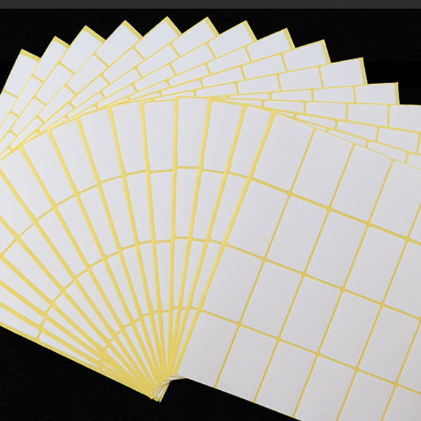 Self Adhesive Sticky White Labels A5 [15 Sheets Pack]