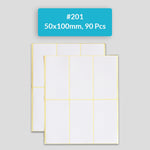 Self Adhesive Sticky White Labels 15 Sheets A5 Pack — A Lot Mall
