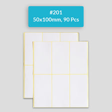 Self Adhesive Sticky White Labels 15 Sheets A5 Pack — A Lot Mall