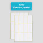 Self Adhesive Sticky White Labels 15 Sheets A5 Pack — A Lot Mall