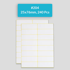Self Adhesive Sticky White Labels 15 Sheets A5 Pack — A Lot Mall