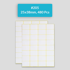 Self Adhesive Sticky White Labels 15 Sheets A5 Pack — A Lot Mall