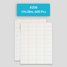 Self Adhesive Sticky White Labels 15 Sheets A5 Pack — A Lot Mall