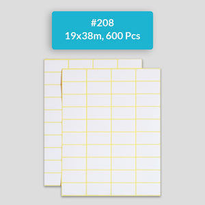 Self Adhesive Sticky White Labels 15 Sheets A5 Pack — A Lot Mall