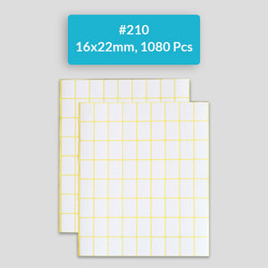 Self Adhesive Sticky White Labels 15 Sheets A5 Pack — A Lot Mall
