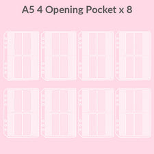 Stickers Organizer Storage Pouch Loose Leaf Binder Bundle and Pocket P ...