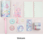 Unicorn Loose Leaf Notebook Binder Bundle — A Lot Mall