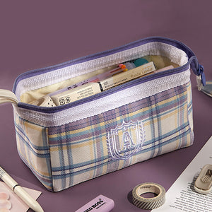 Wide Opening Triangular Pencil Case — A Lot Mall